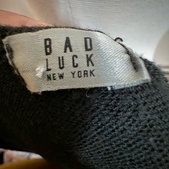 Bad luck New york | Sweaters | Bad Luck New York Sweater | Poshmark